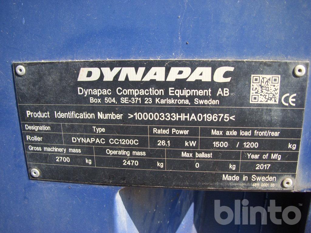 Kombi-Walze - 2017 Dynapac CC1200C | Blinto
