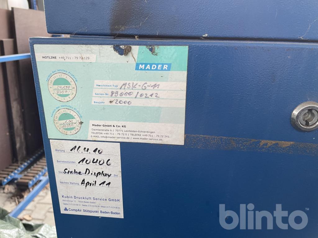 Kompressor - 2000 MADER MSK-G11 - 10 | Blinto