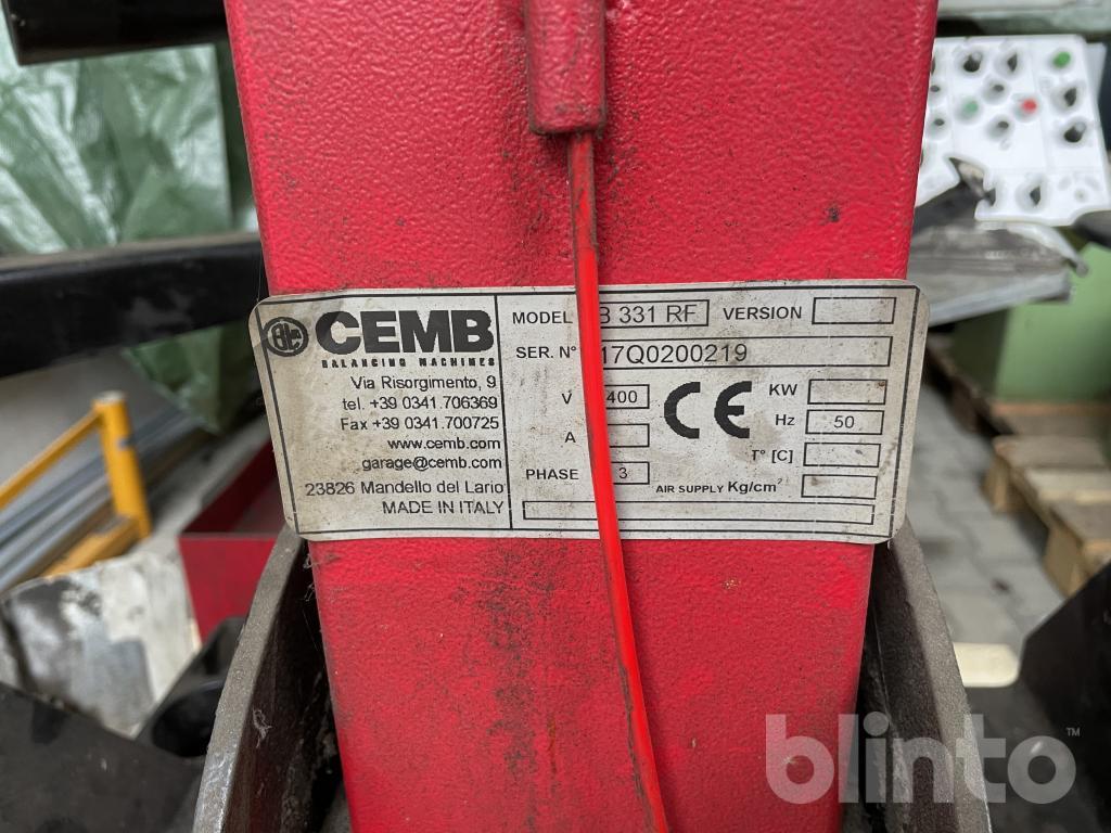 Reifenmontiermaschine - 2009 CEMB B 331 RF | Blinto