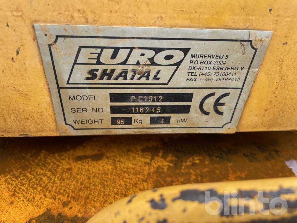 Rüttelplatte - Euro Shatal PC 1512 | Blinto