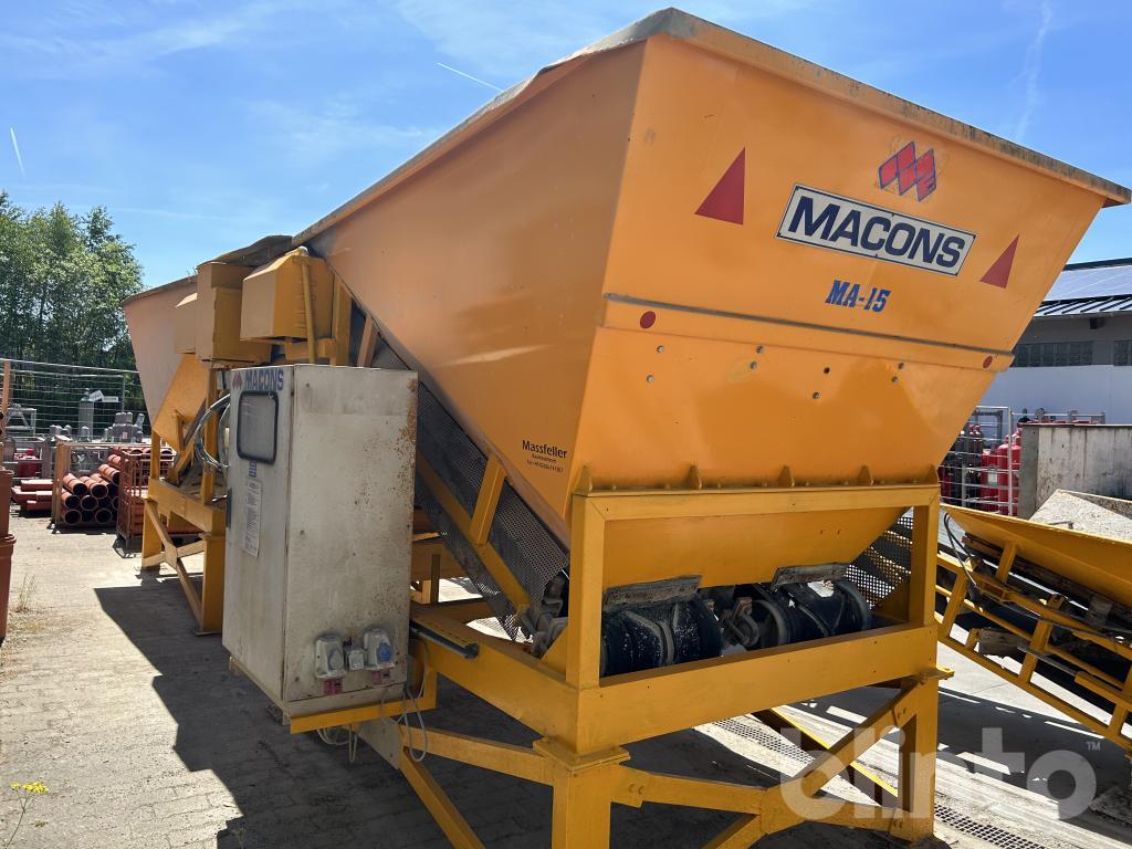 Betonmischanlage - 2013 Macons MA-15 | Blinto