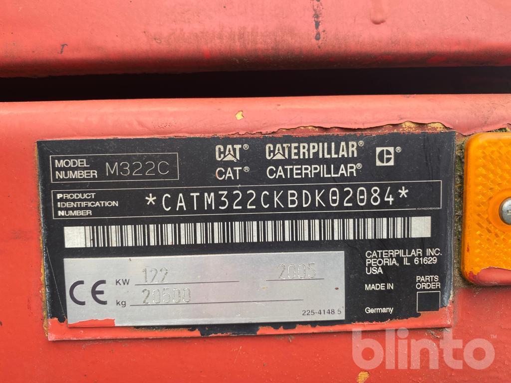 Mobil-Bagger - 2005 Caterpillar M322C | Blinto