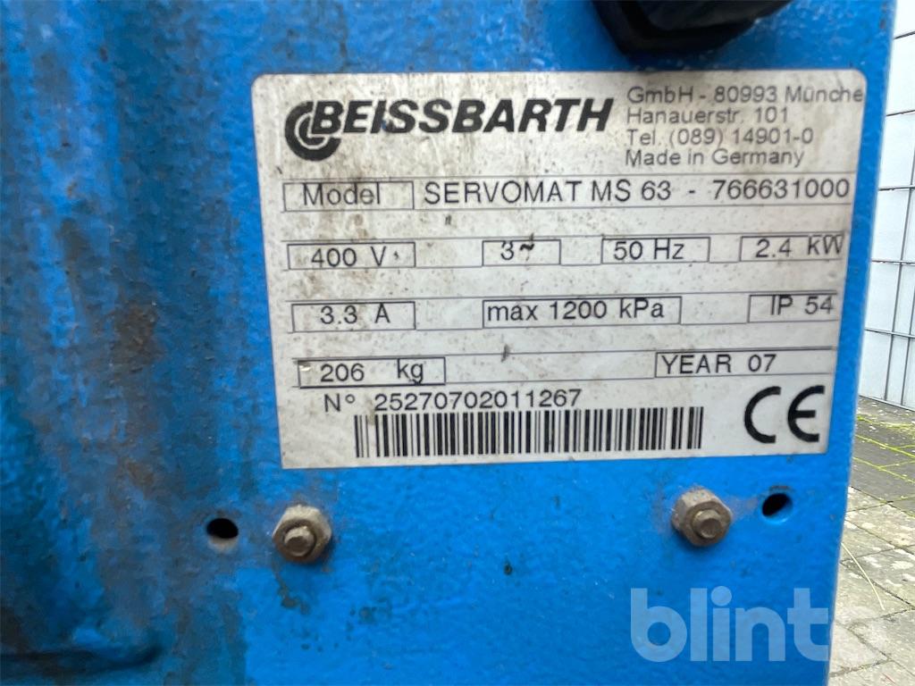 Reifenmontiermaschine - 2007 BEISSBARTH SERVOMAT MS 63 | Blinto