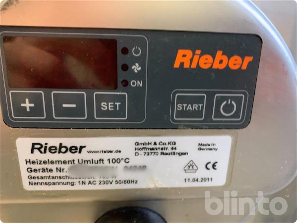 Rieber Heizelement Umluft - mit Servierwagen | Blinto