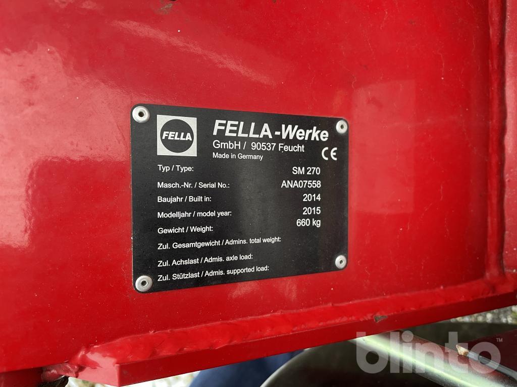 Mähwerk - 2014 Fella SM 270 | Blinto
