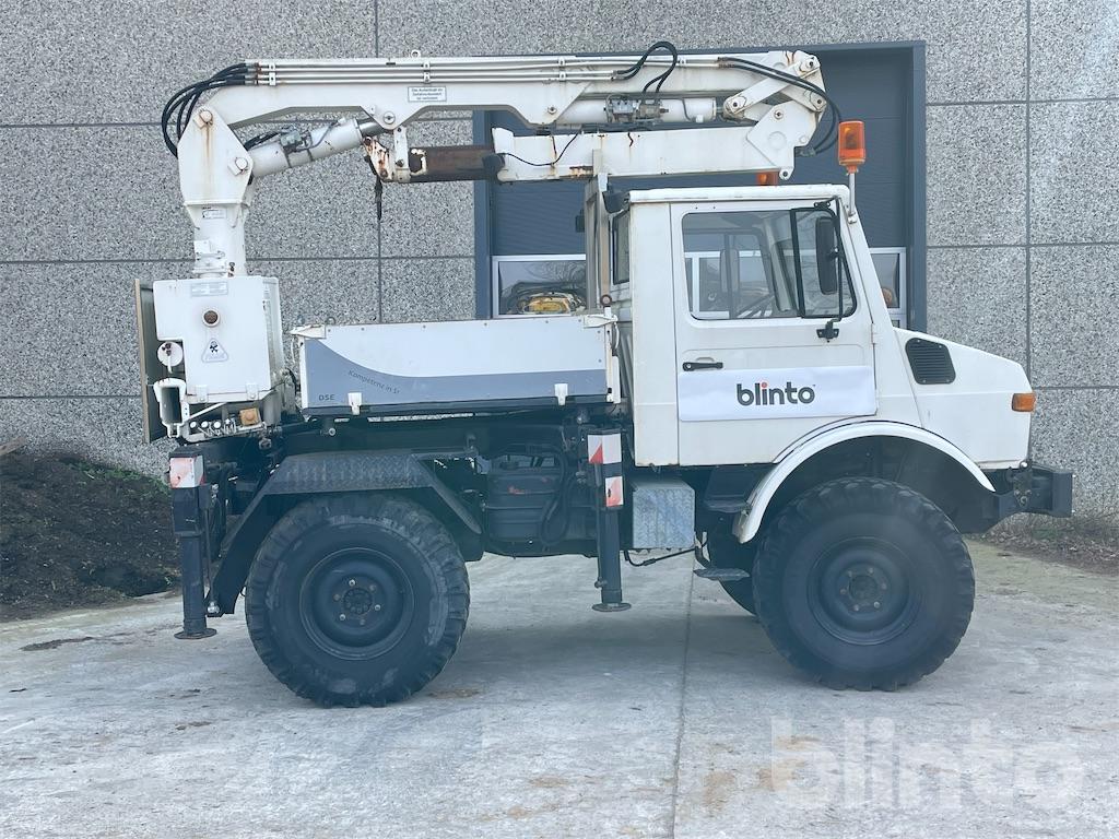 Unimog - Unimog (Mercedes U1000 424) mit Atlas 3003 D Ladekran | Blinto