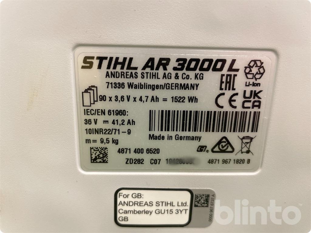 Rückentragbarer Akku - STIHL AR 3000 L (Neuware) | Blinto